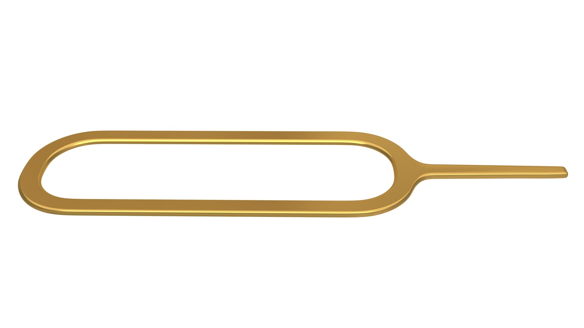 Sim Pin Key Gold And Stainless Steel 3D Model - TurboSquid 2199998