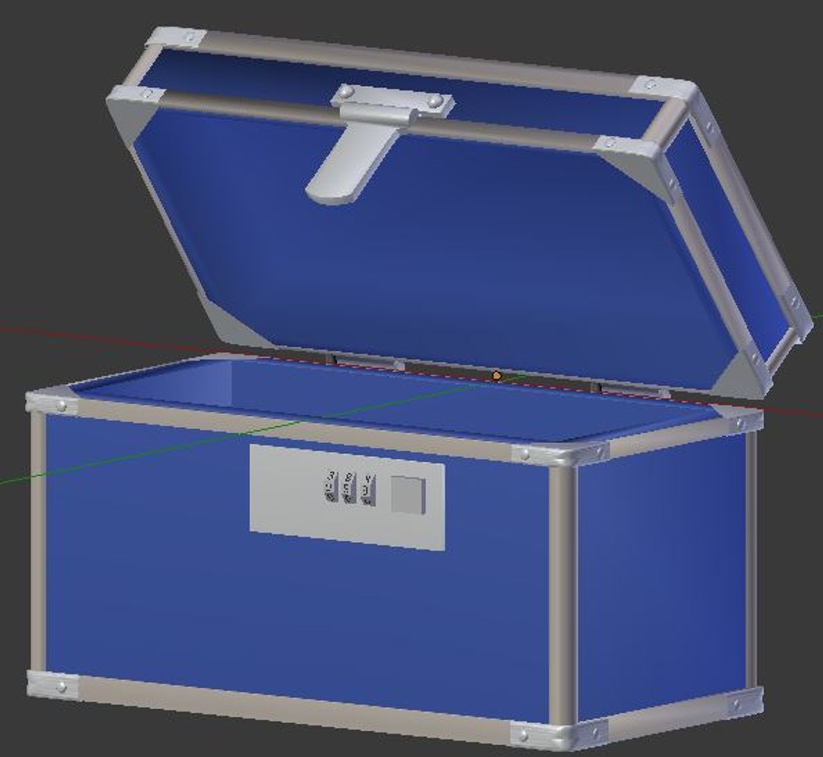 3D Box Lock - TurboSquid 1215494