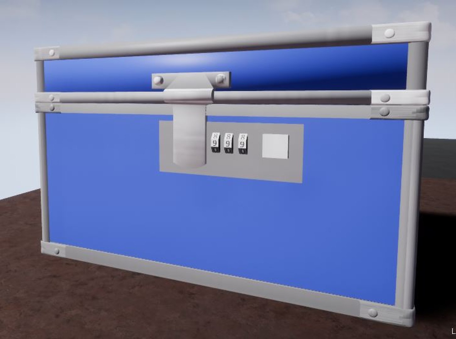 3D Box Lock - TurboSquid 1215494