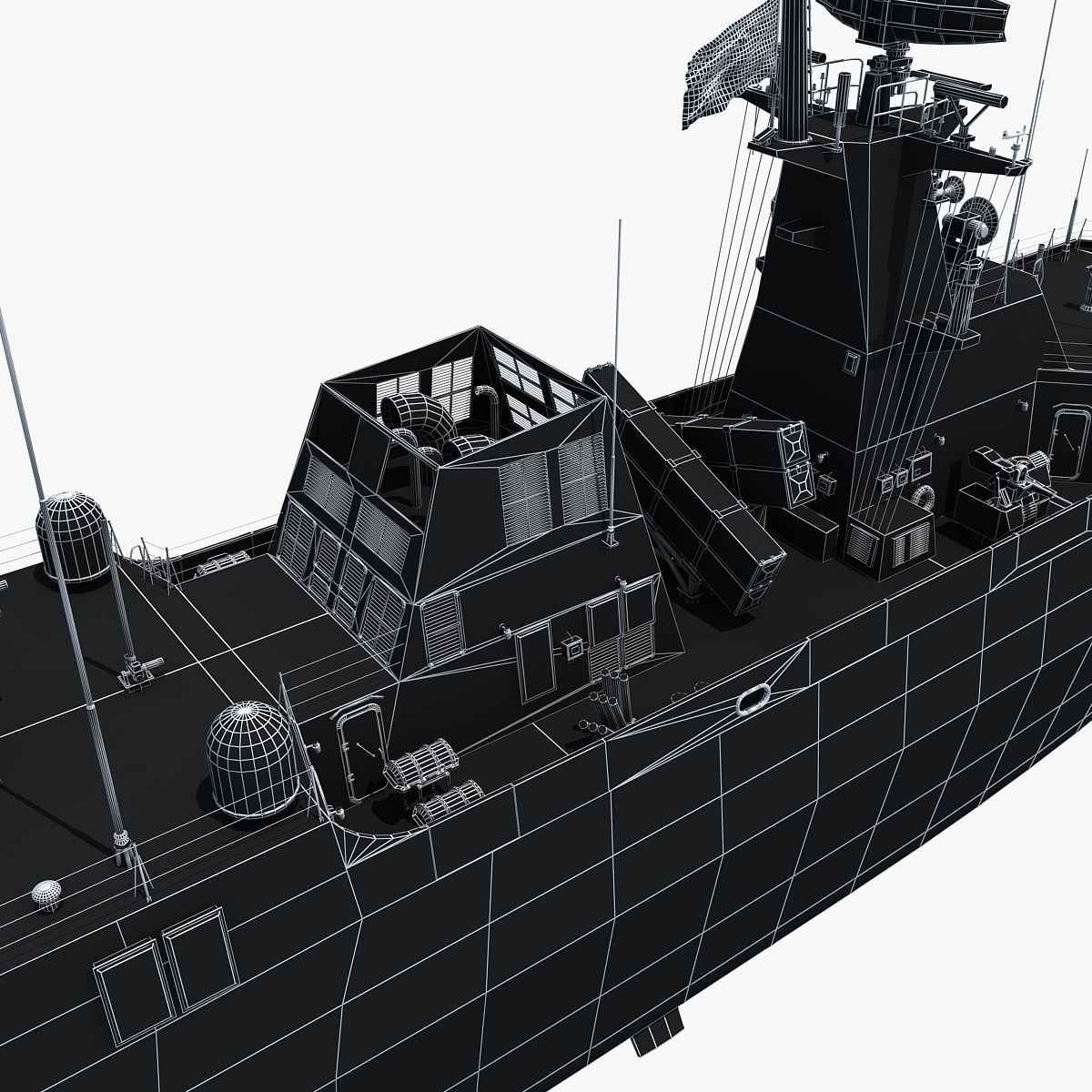 Navy warship ship 3D model - TurboSquid 1675401