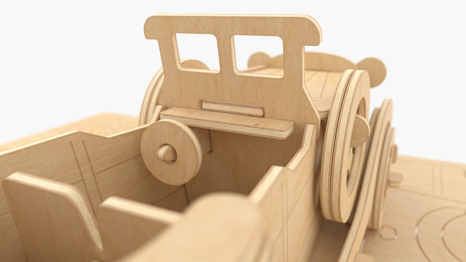 3D Model Car Laser Cut - TurboSquid 1688996