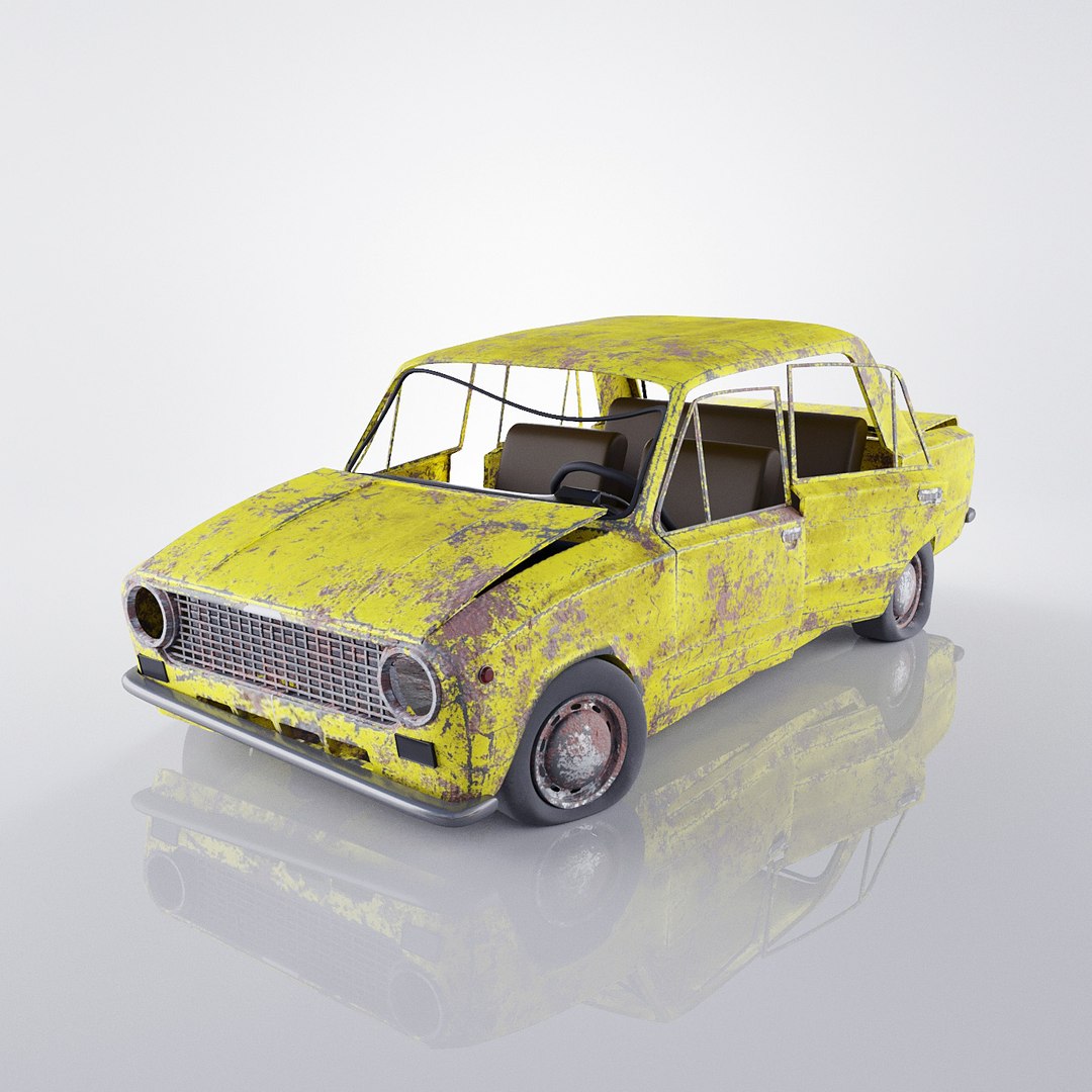 3d Model Rusty Vaz 2101