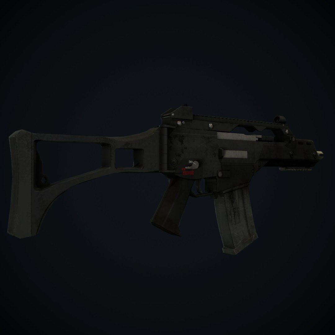 Ready G36c Gun 3d Model
