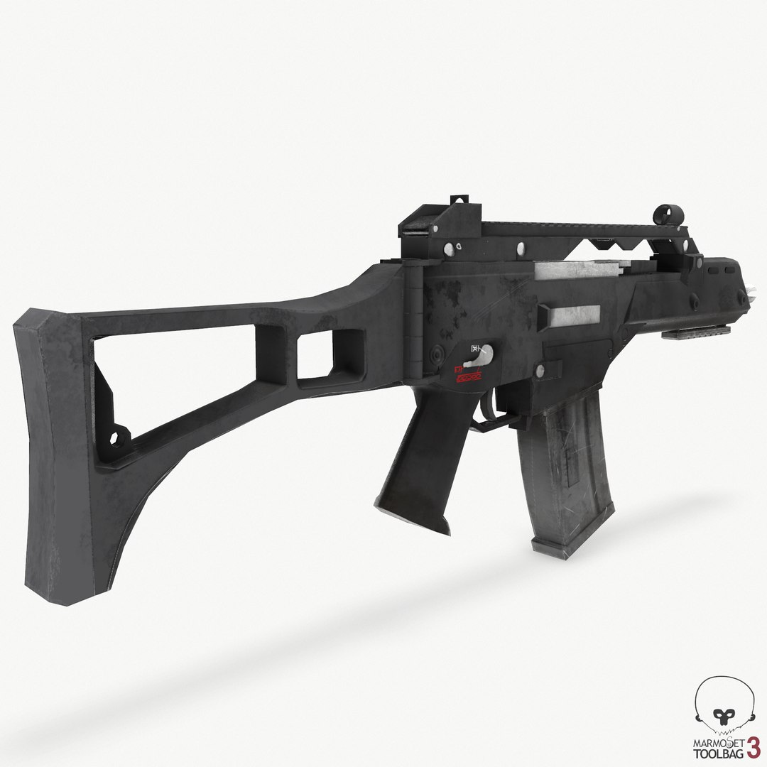 Ready G36c Gun 3d Model