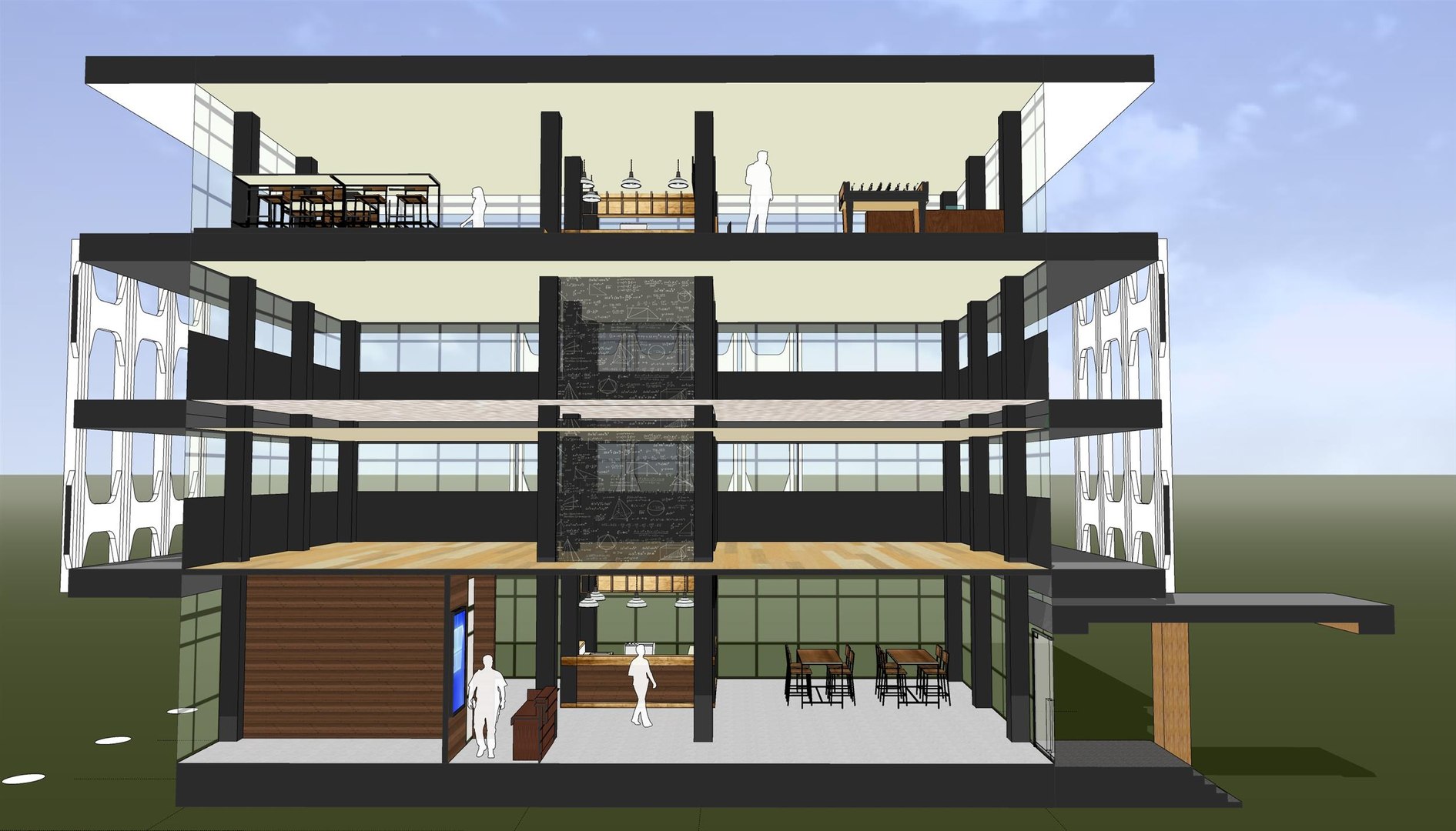 Old Office Building 3D Model - TurboSquid 1915566