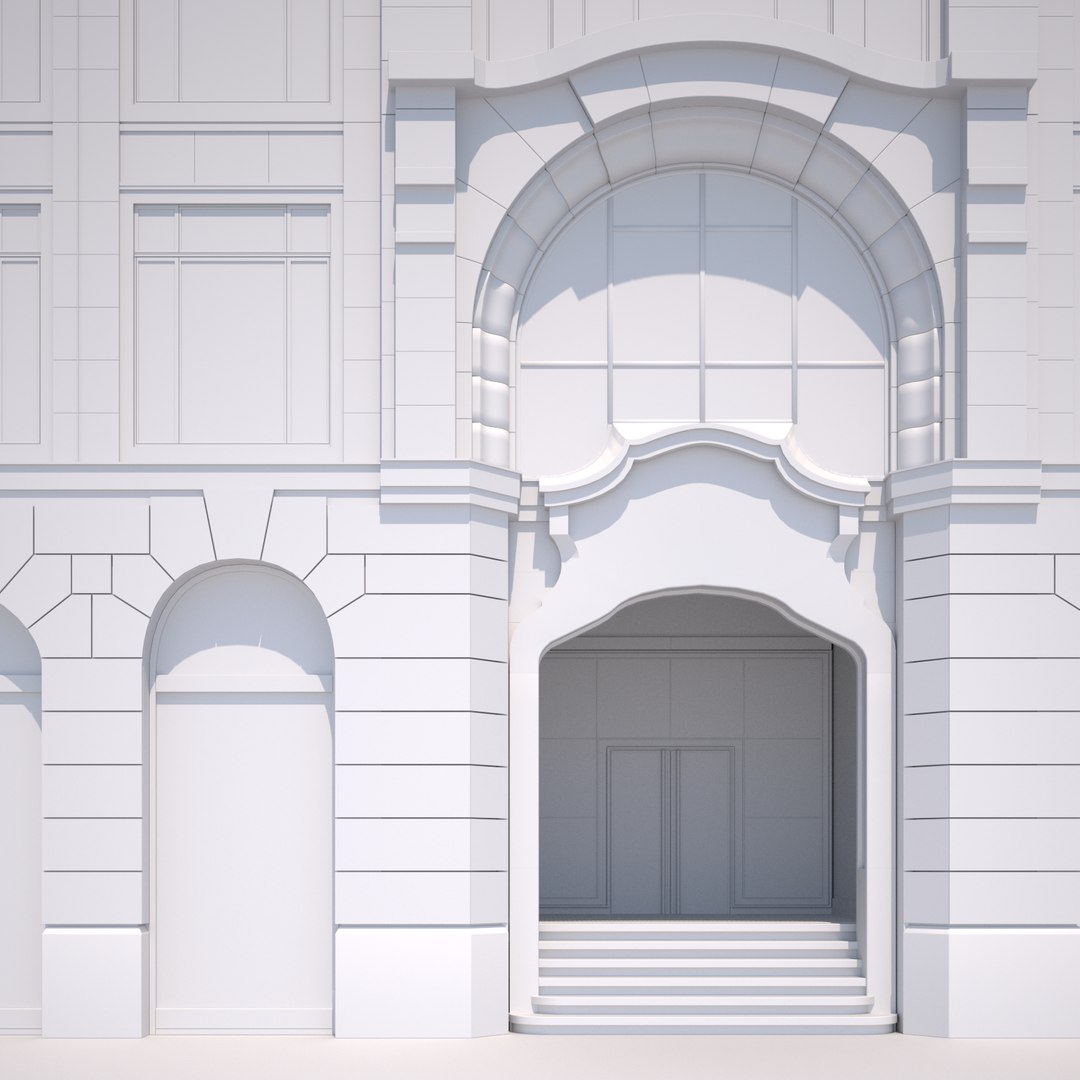 Classic Office Building 3d X