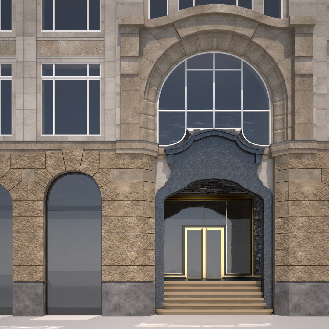 Classic Office Building 3d X