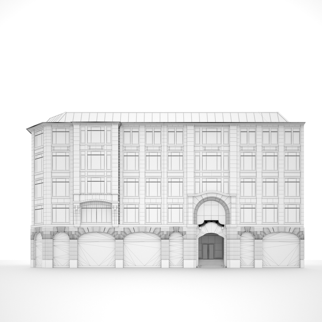 Classic Office Building 3d X