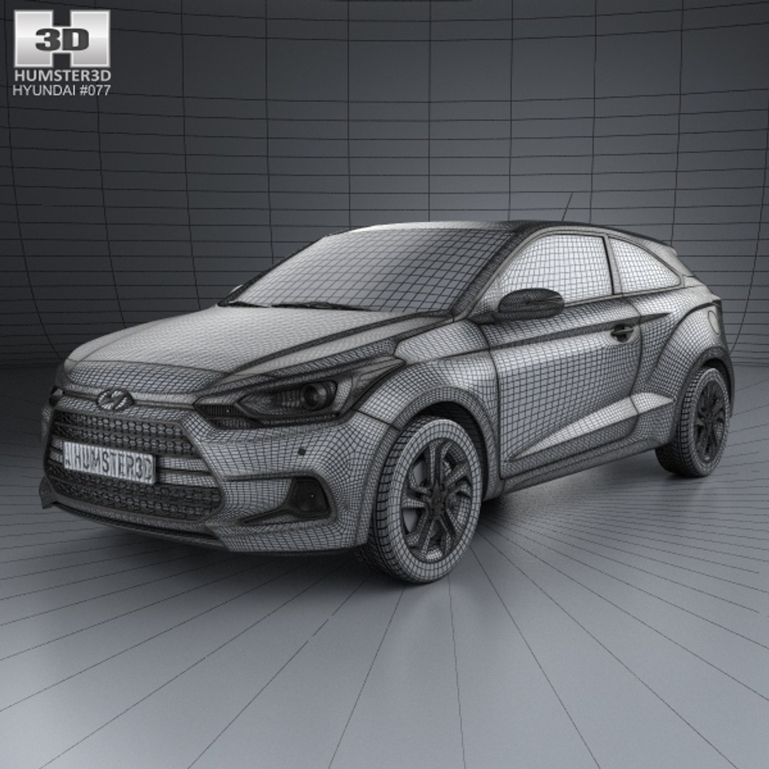 Hyundai i20 20 3D model - TurboSquid 1155982