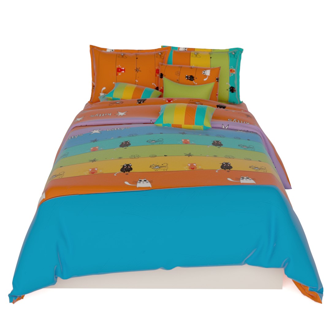 3d Children Bed Linen Model