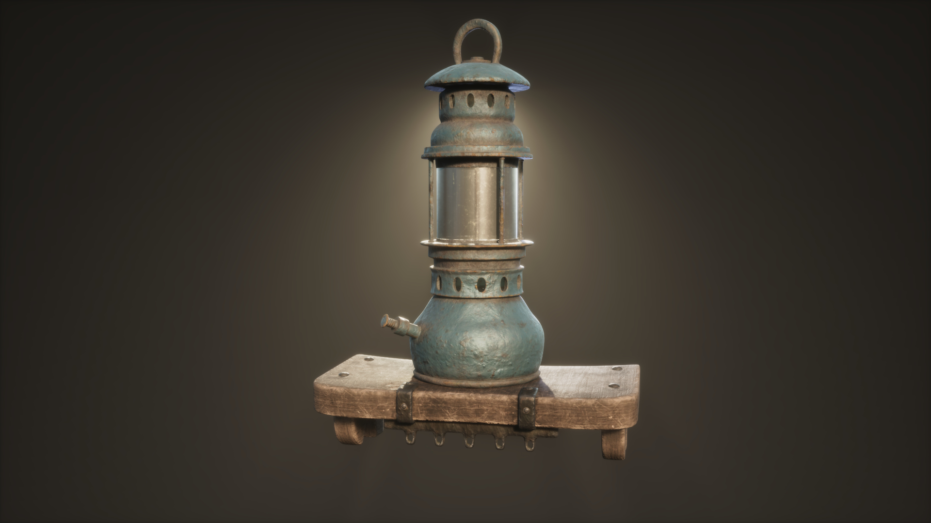 Old Oil Lamp -PBR-Maya 3D - TurboSquid 2276492