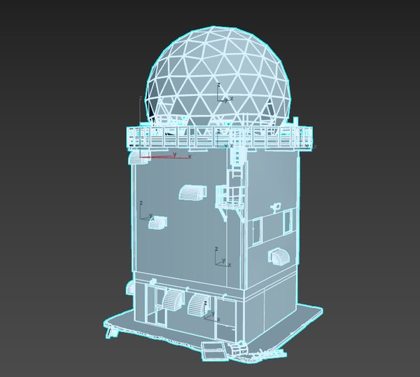 Abandoned Radar Building 3D model - TurboSquid 1791945