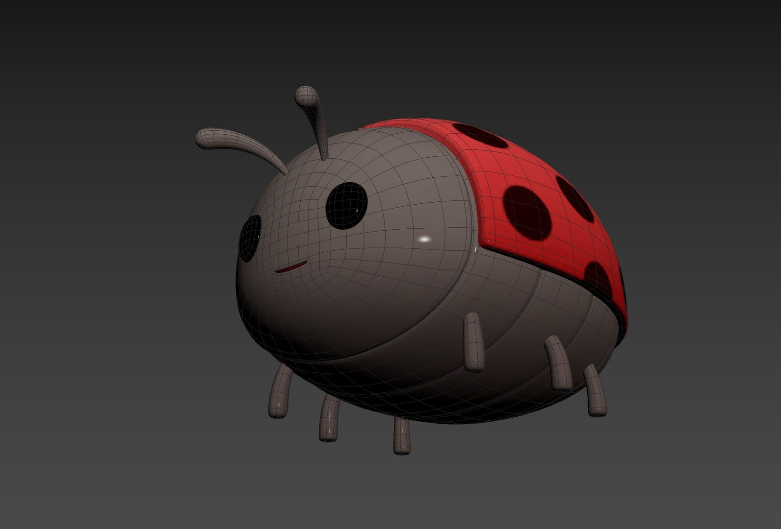 3D Character296 Ladybug Model - TurboSquid 2209707