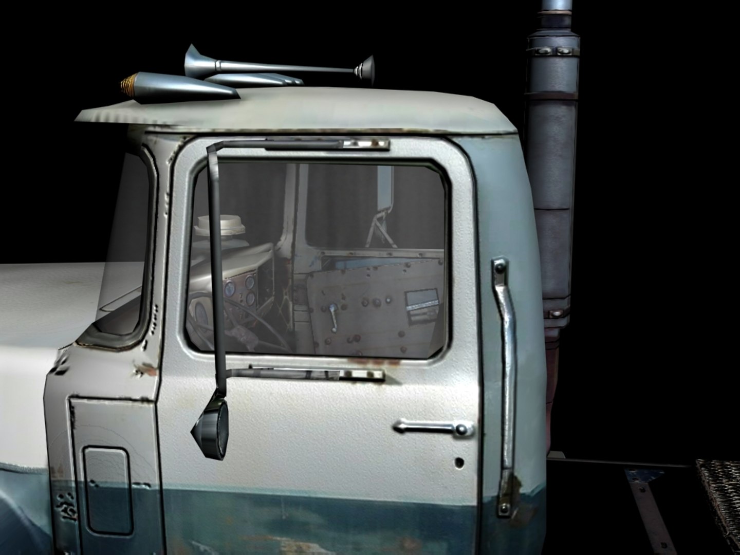 Mack R Semi Sig 3d 3ds