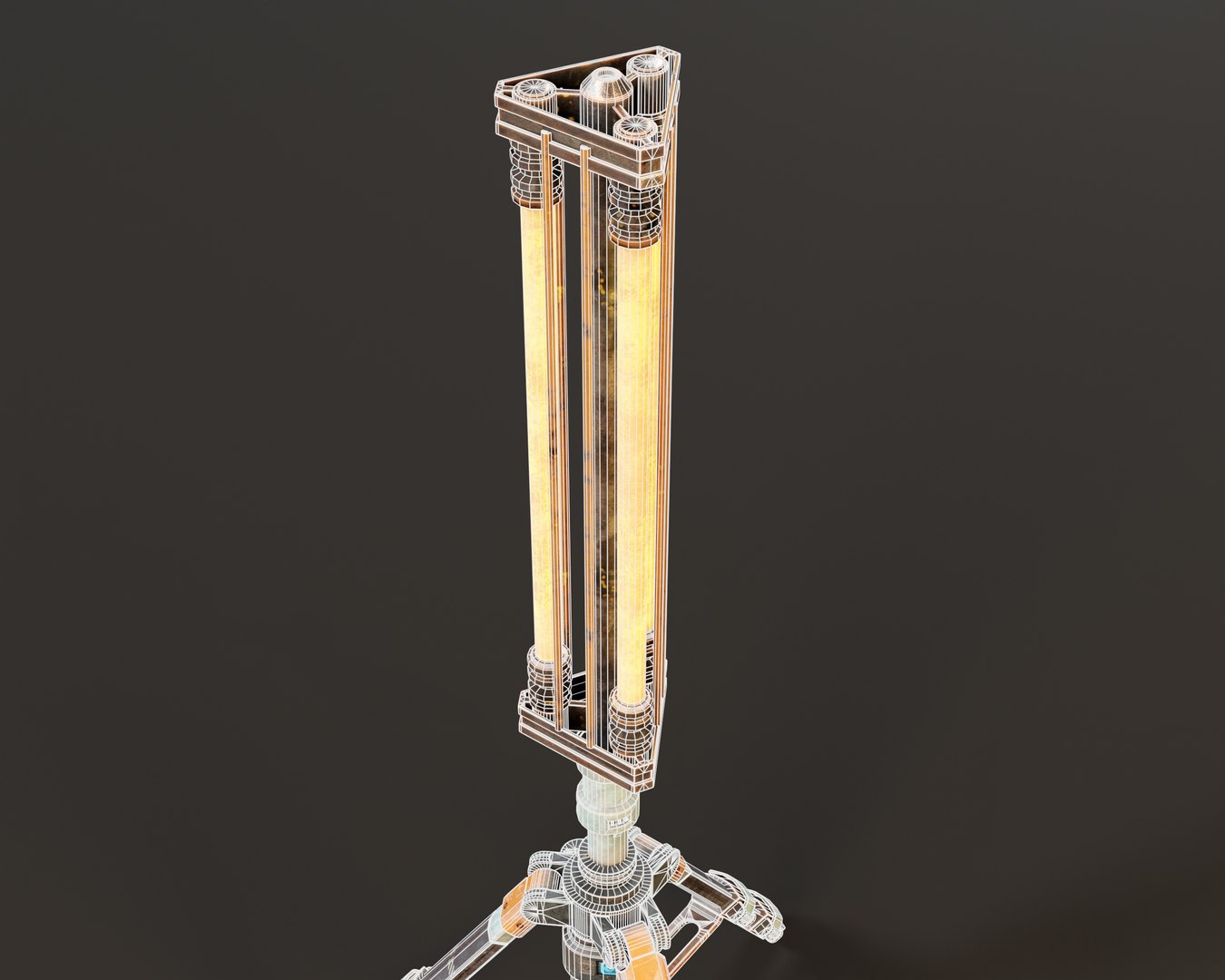 3D Sci-Fi Tripod Light Set - TurboSquid 2407150