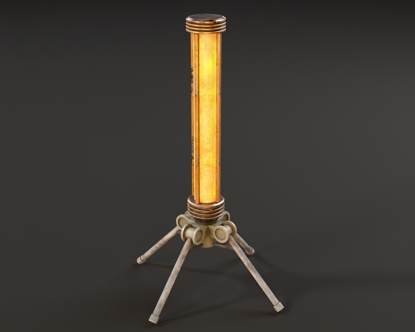 3D Sci-Fi Tripod Light Set - TurboSquid 2407150