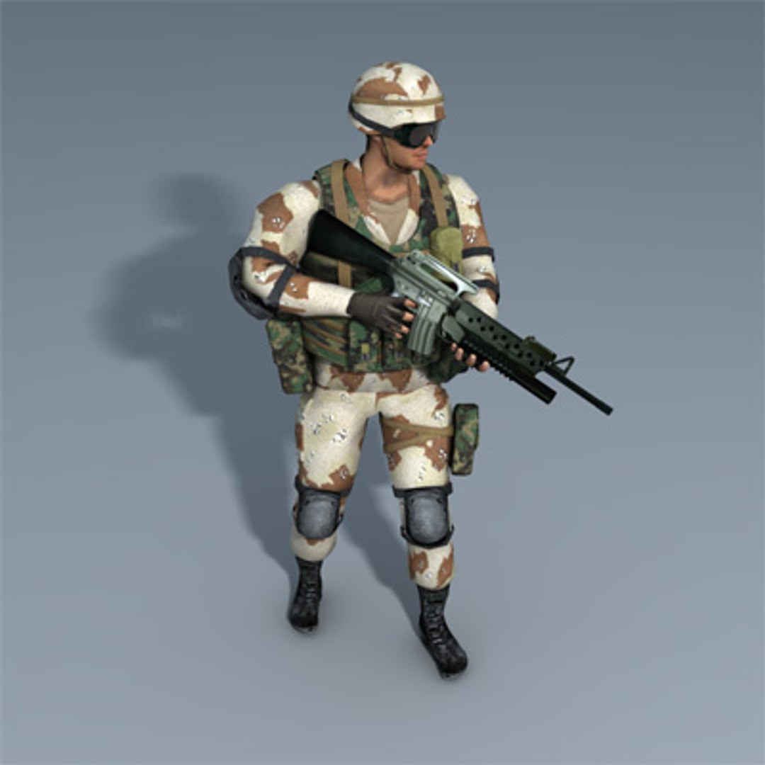 Ranger Desert 3d Model