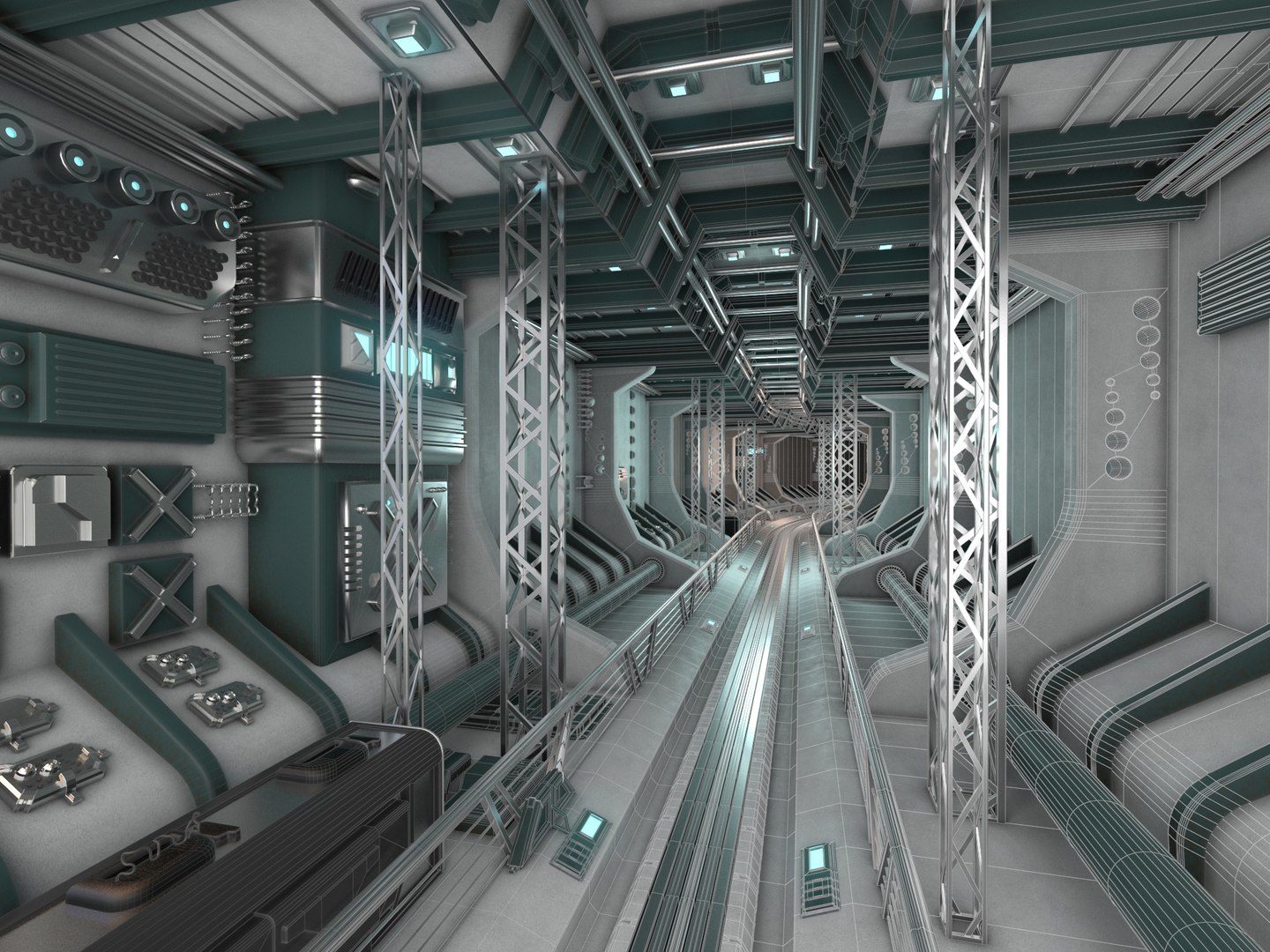 Tunnel Model - TurboSquid 1192408