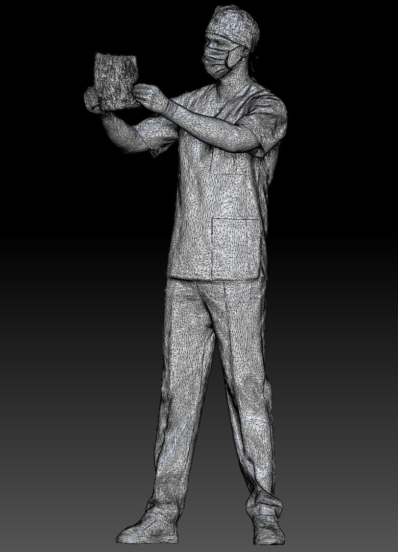 Man Surgeon Character Body 3D - TurboSquid 1549073