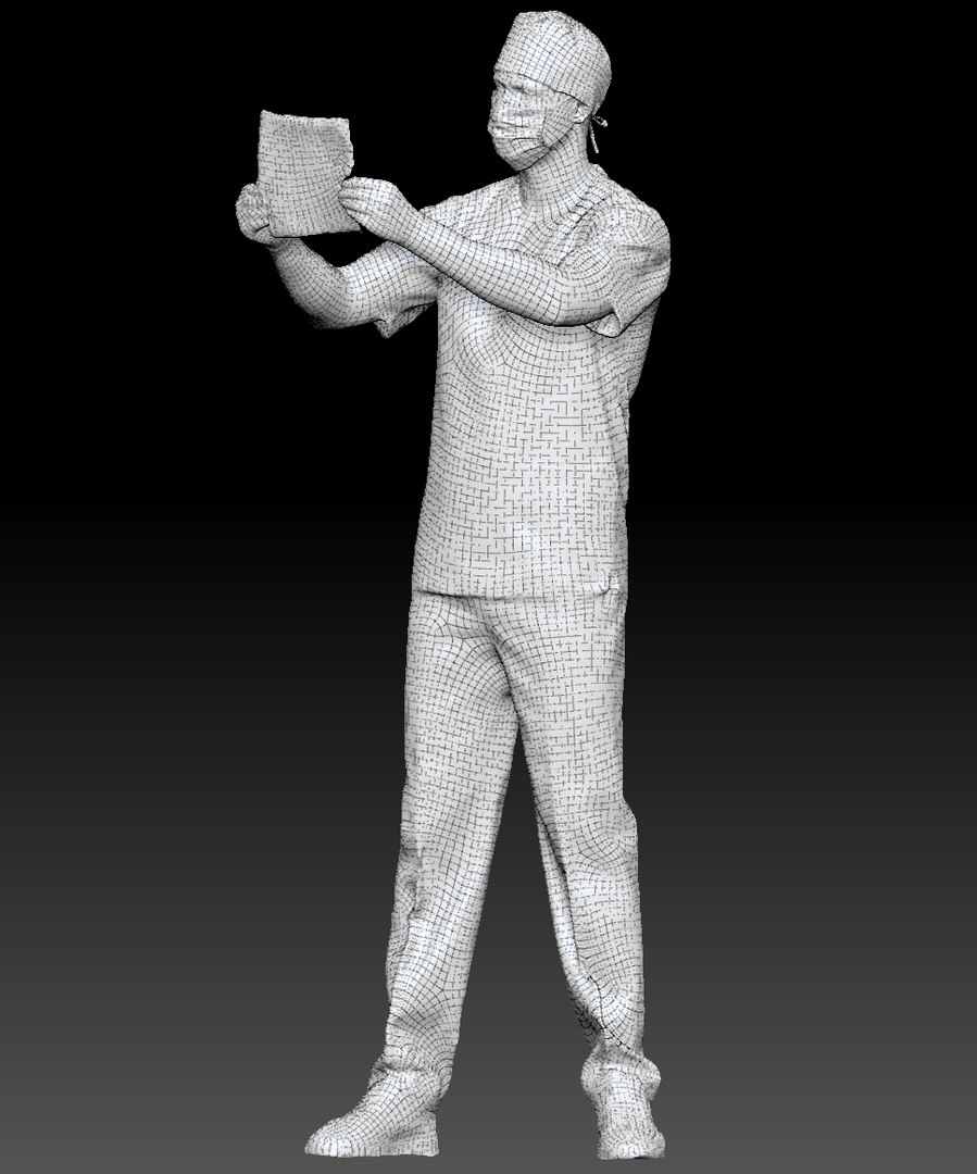 Man Surgeon Character Body 3D - TurboSquid 1549073