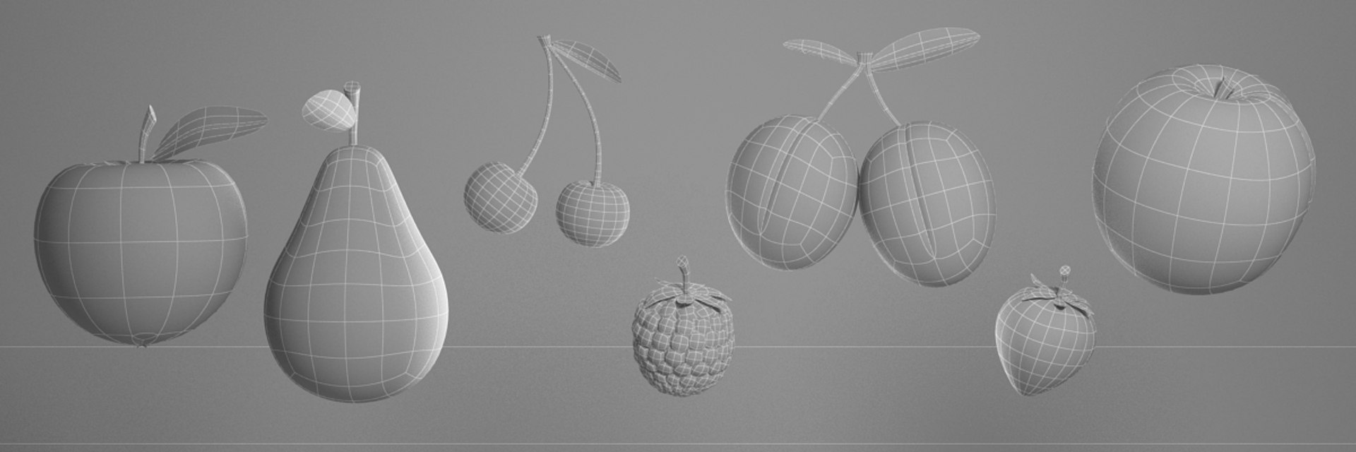 3d Model Fruits