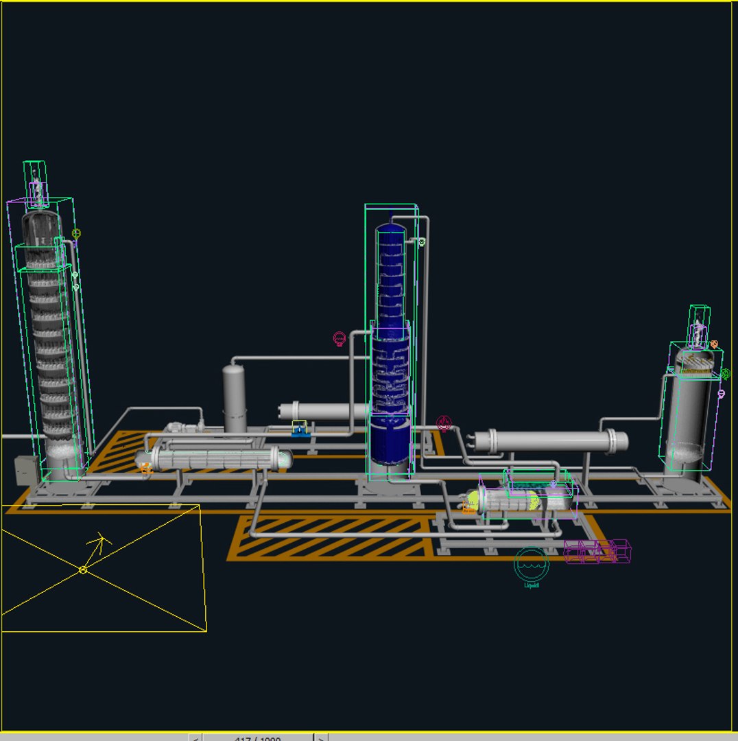 Naturalgas plant 3D - TurboSquid 2019228