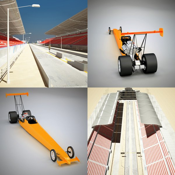 Drag Racer 3D Models for Download | TurboSquid
