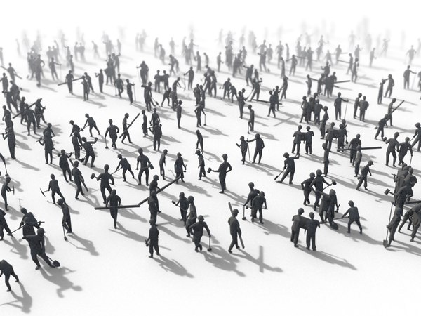 People crowd 3D model - TurboSquid 1235061