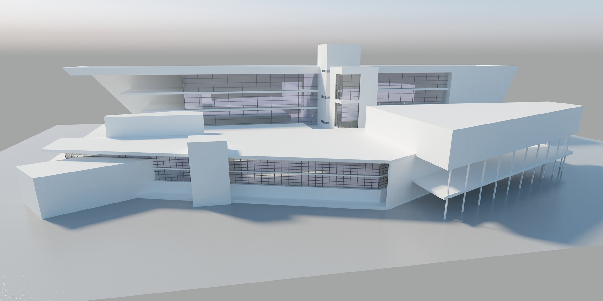 Modern Futuristic 3d Model