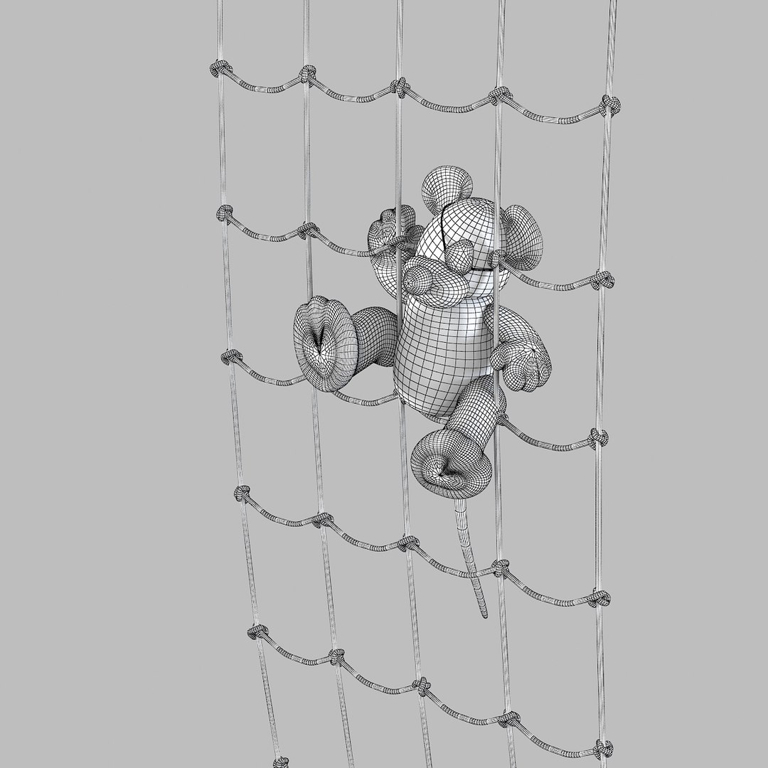 3d Pirate Net Mouse Model