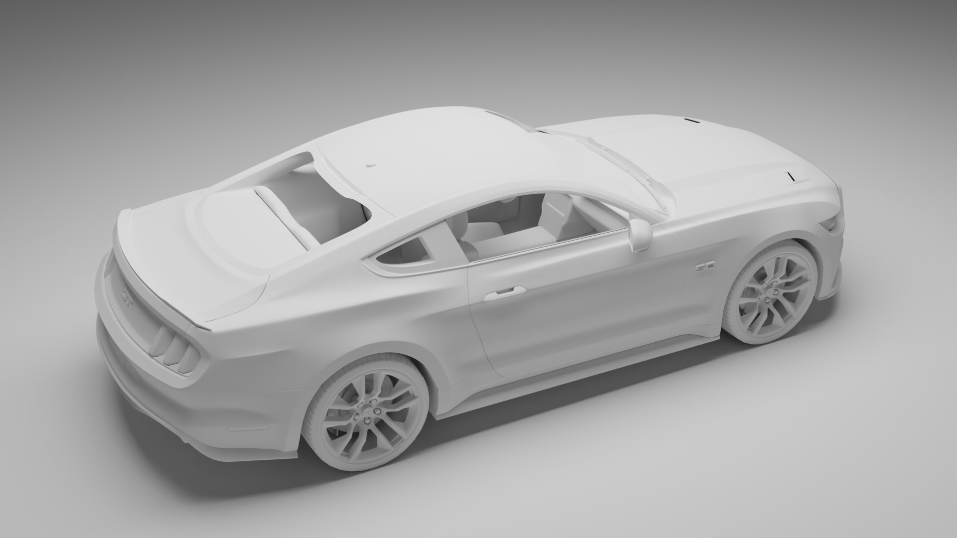 FORD MUSTANG GT 2016 COLOURED 3D Model - TurboSquid 2311279