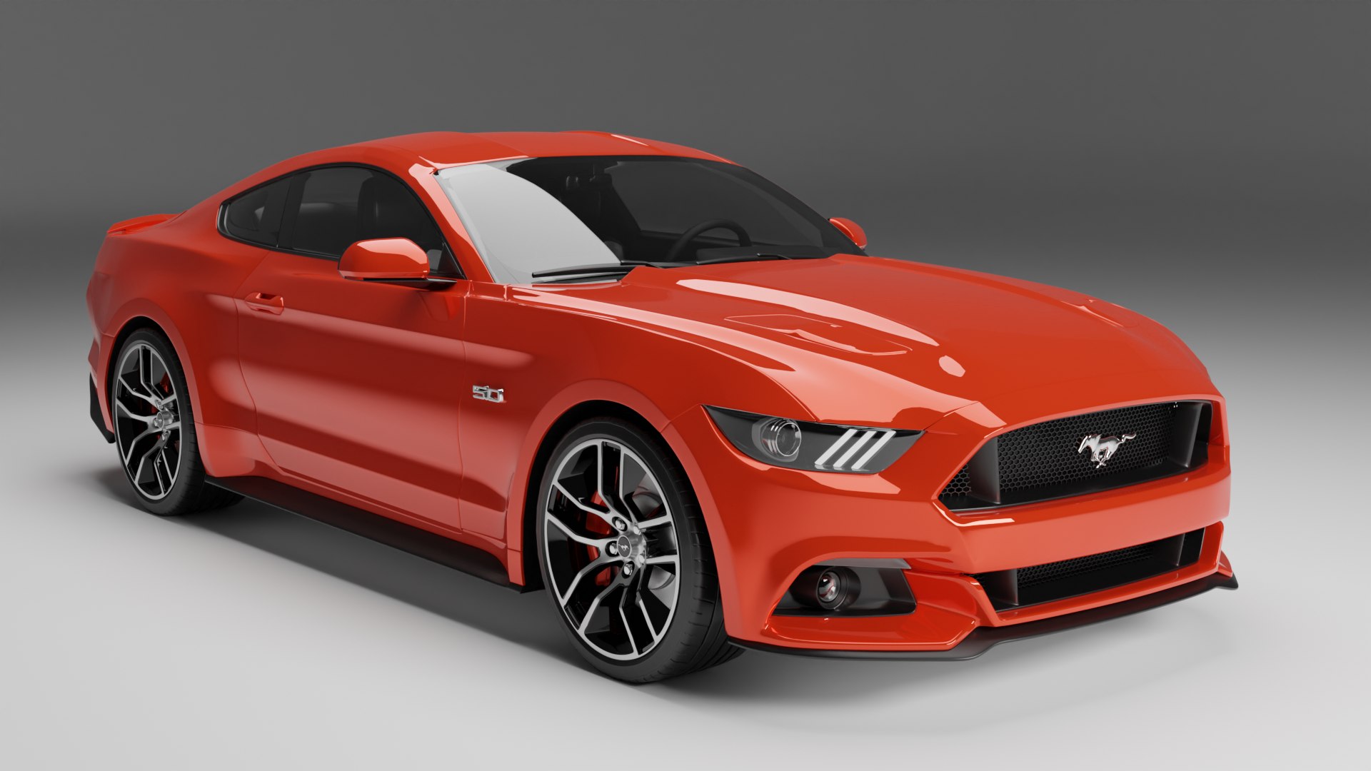 FORD MUSTANG GT 2016 COLOURED 3D Model - TurboSquid 2311279