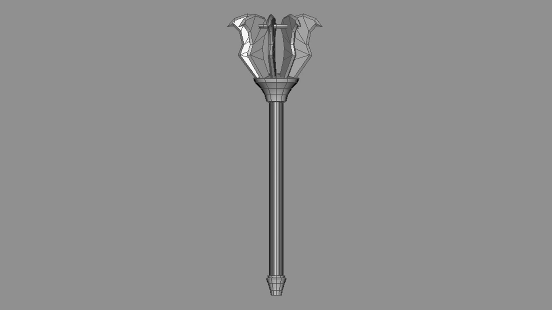 3D Game Ready Low Poly Fantasy Mace Model - TurboSquid 1851116