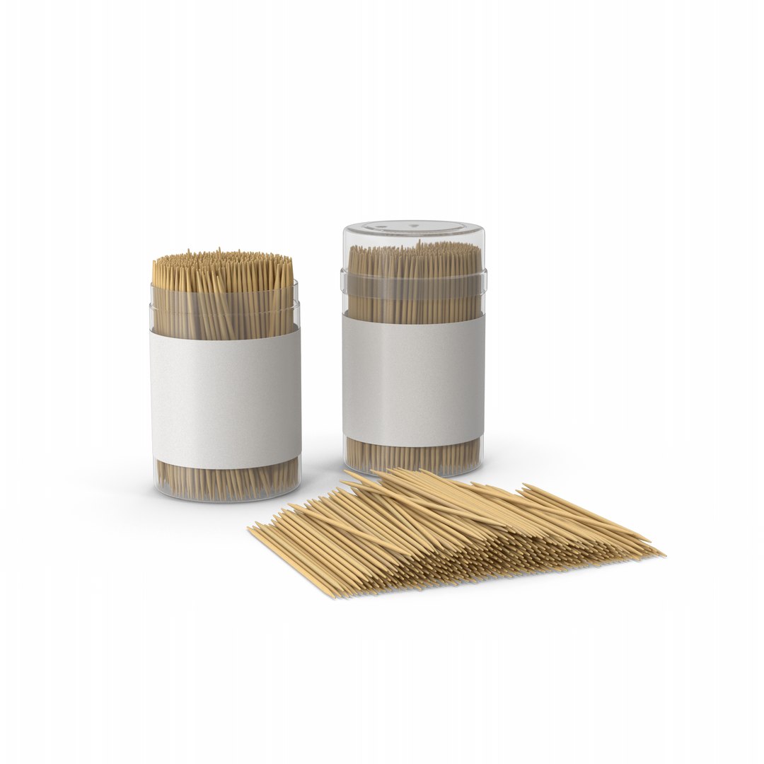 3D Toothpick Pack model - TurboSquid 1876365
