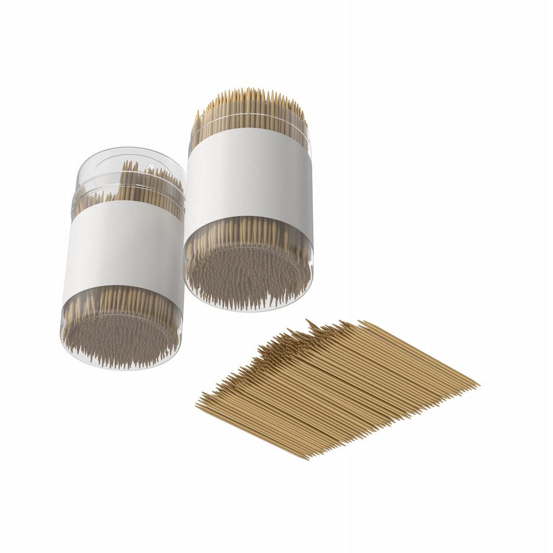 3D Toothpick Pack model - TurboSquid 1876365
