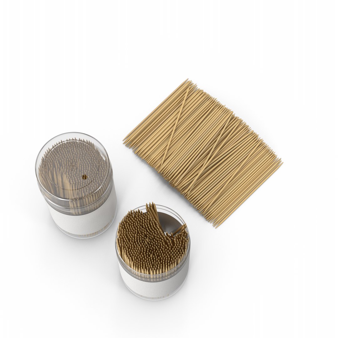 3D Toothpick Pack model - TurboSquid 1876365
