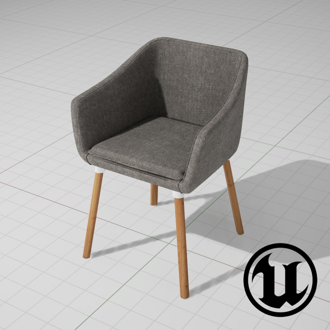 3d Unreal Dune Chair Ue4