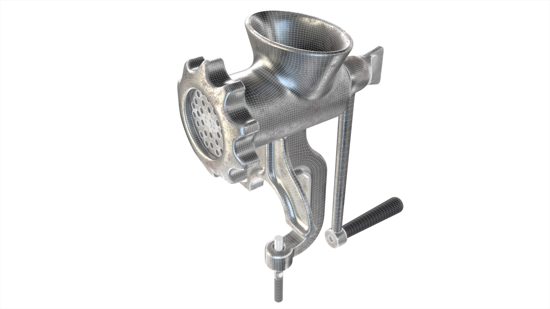 3D Mechanical Meat Grinder Model - TurboSquid 1341528