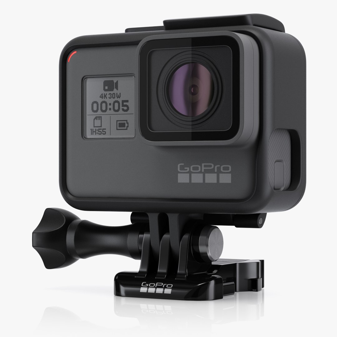 hero5 black session cameras 3d model