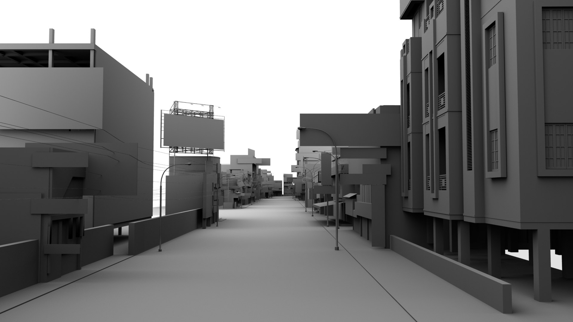 3D india street road - TurboSquid 2061927