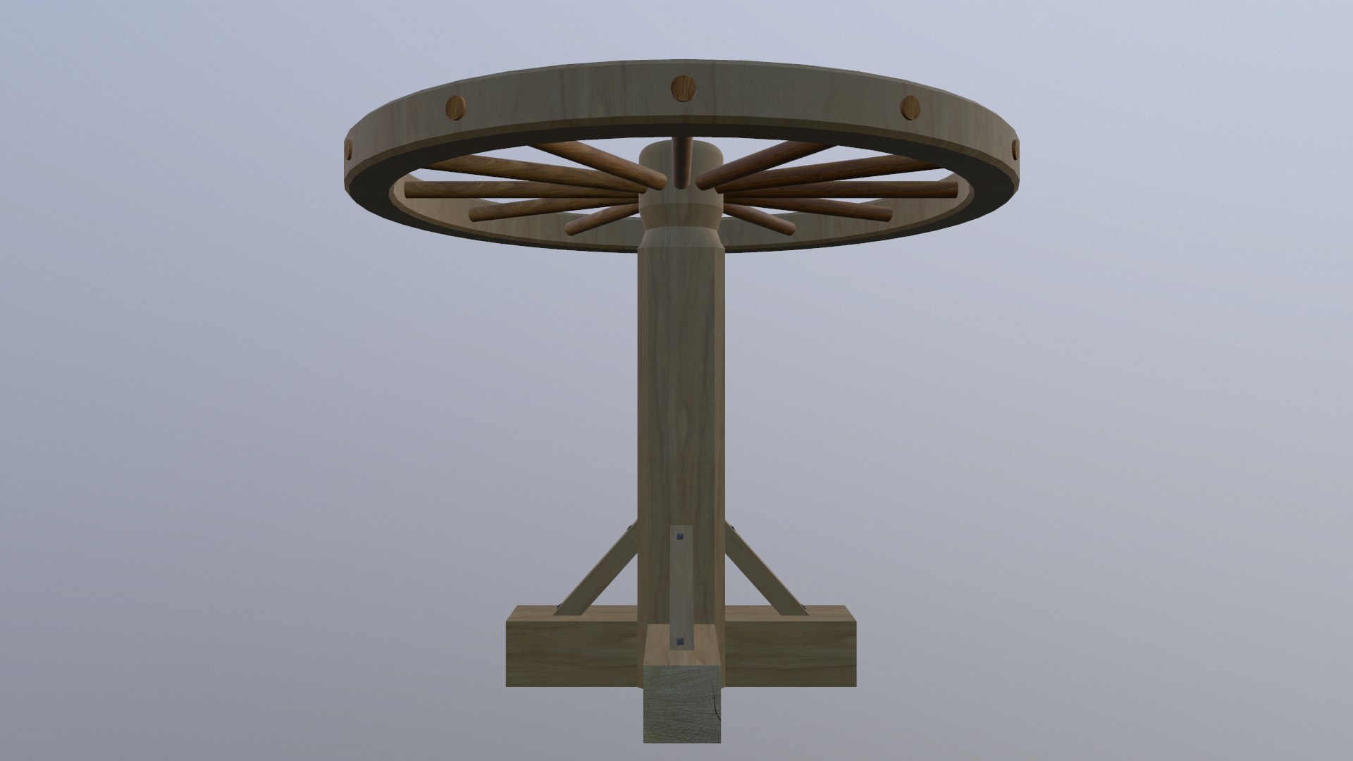 3D breaking wheel model - TurboSquid 1601431