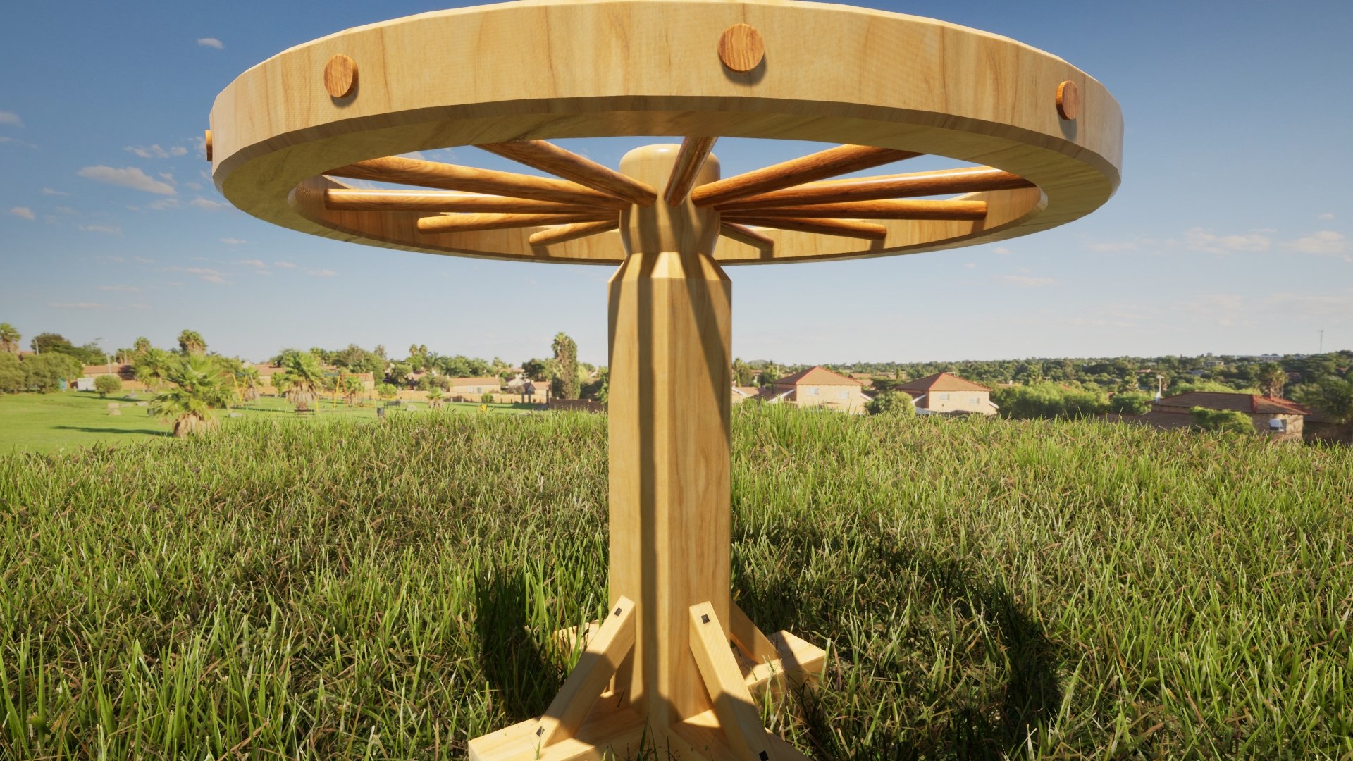 3D Breaking Wheel Model - TurboSquid 1601431