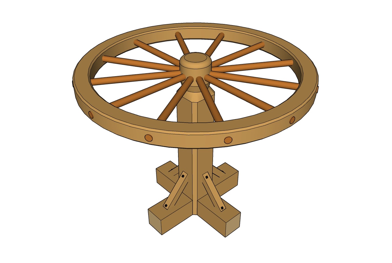 3D Breaking Wheel Model - TurboSquid 1601431
