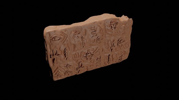 3D Clay Tablet model - TurboSquid 1844850