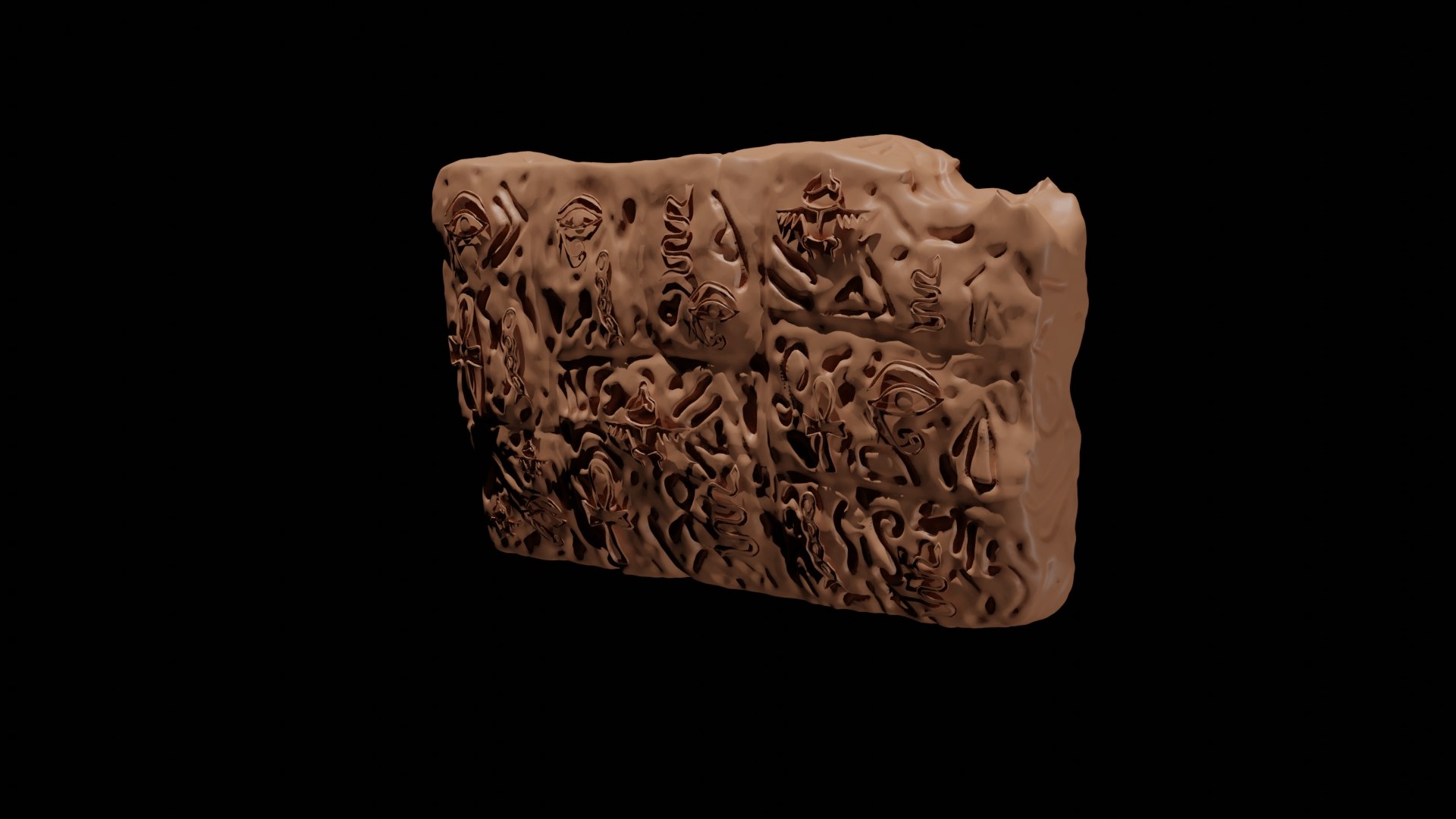 3D Clay Tablet Model - TurboSquid 1844850
