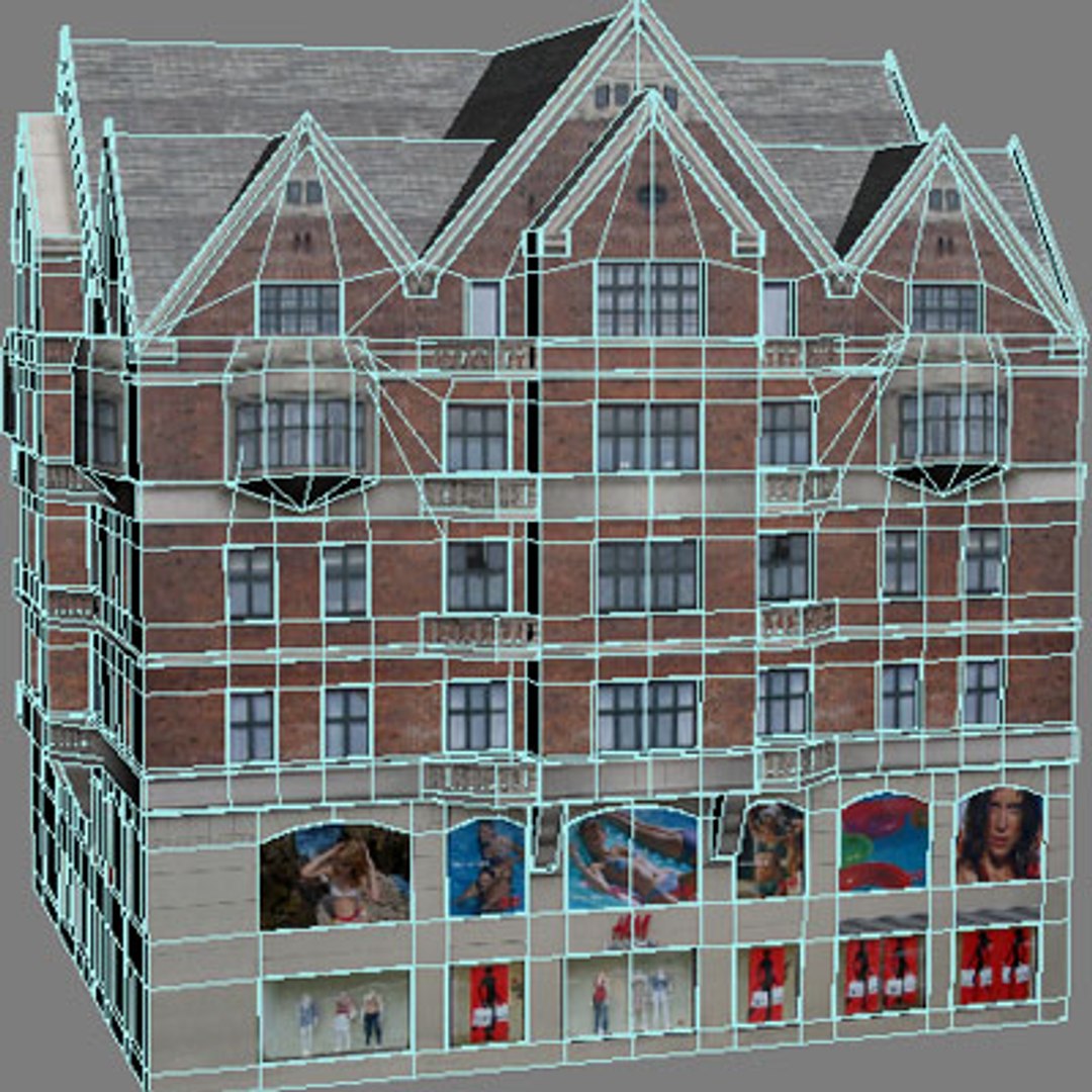 Copenhagen Building 3d Model