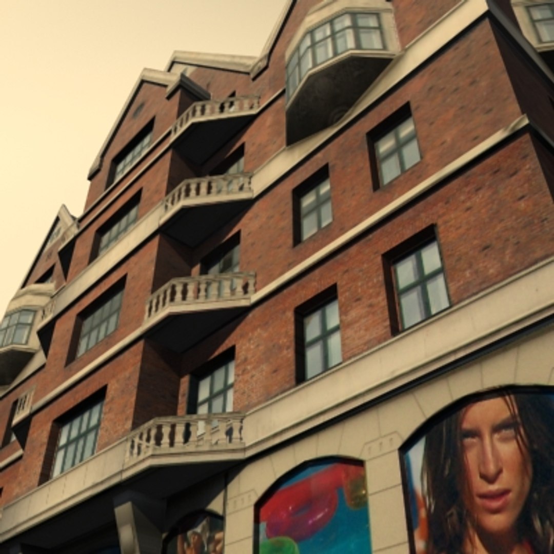 Copenhagen Building 3d Model