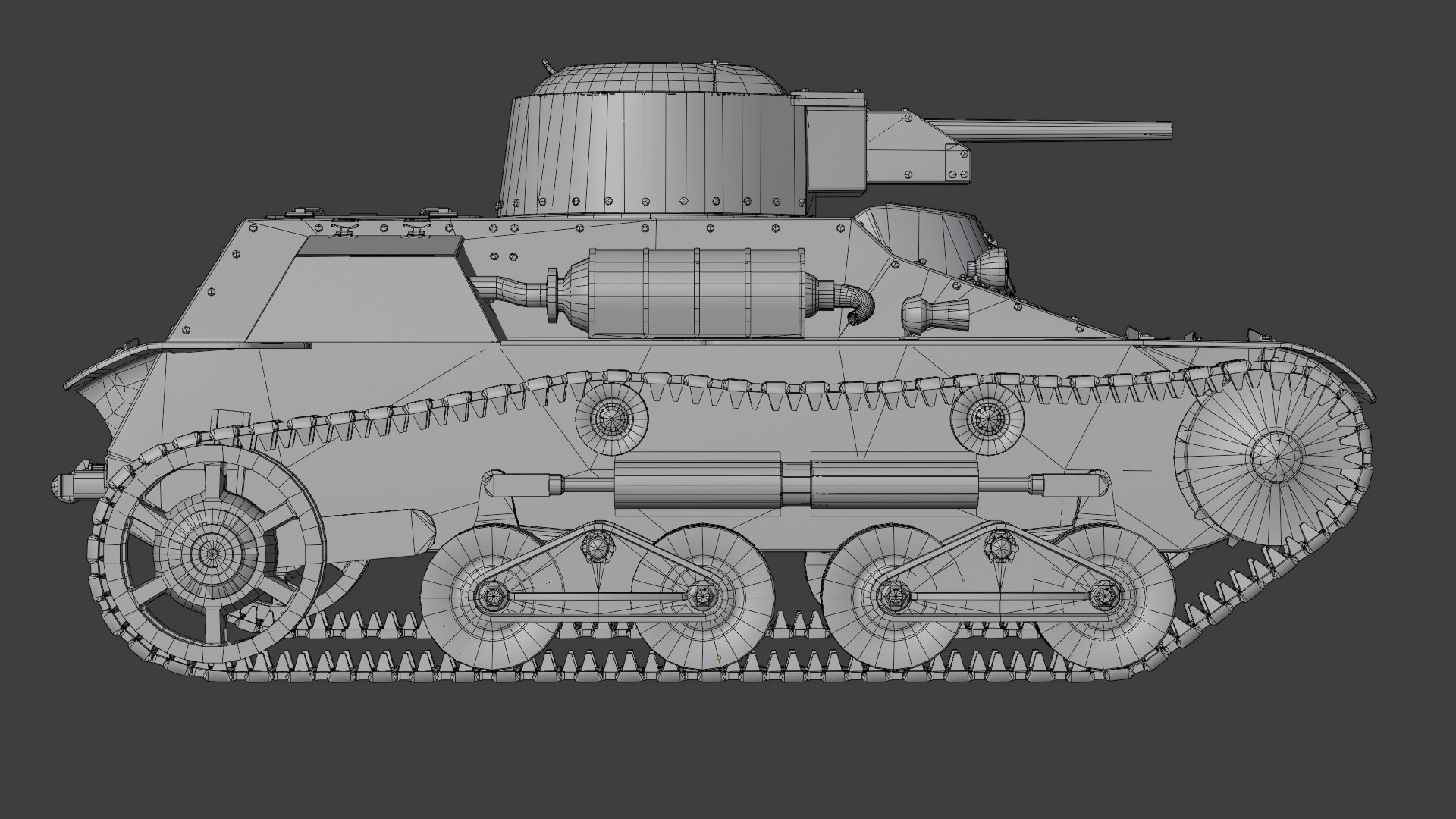 WWII Japanese Light Tank Type 95 Ha-Go 3D Model - TurboSquid 2391090