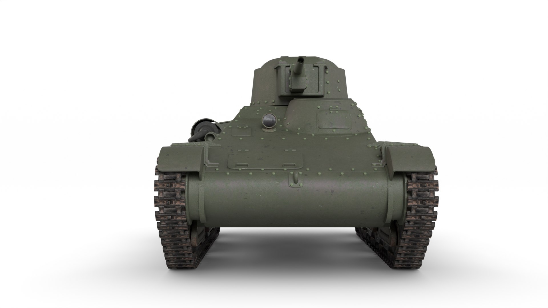 WWII Japanese Light Tank Type 95 Ha-Go 3D Model - TurboSquid 2391090
