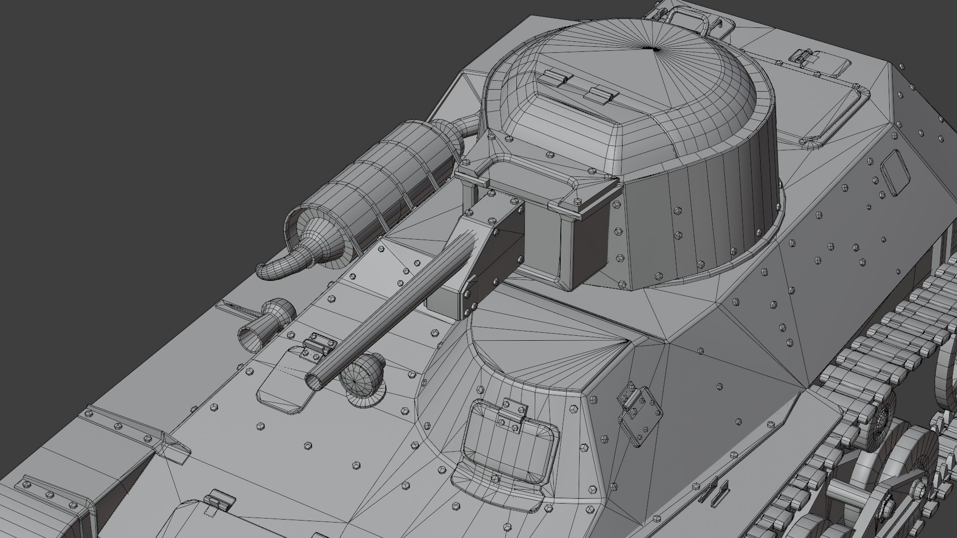 WWII Japanese Light Tank Type 95 Ha-Go 3D Model - TurboSquid 2391090